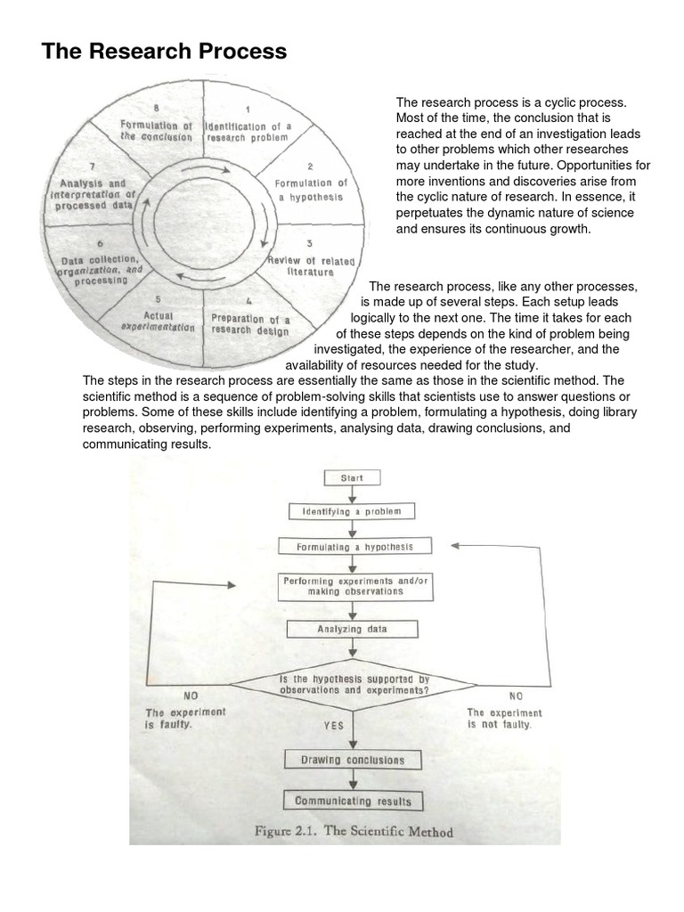 The-Research-Process | PDF | Hypothesis | Experiment