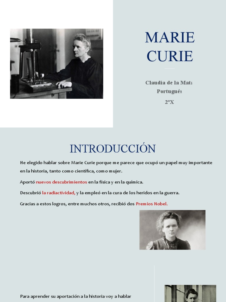 Marie Curie | PDF | Marie Curie