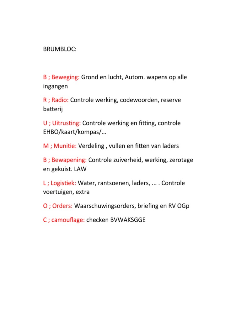 Aide Memoire Leger | PDF