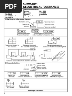 Tolerance Chart BS 969 1982 | PDF