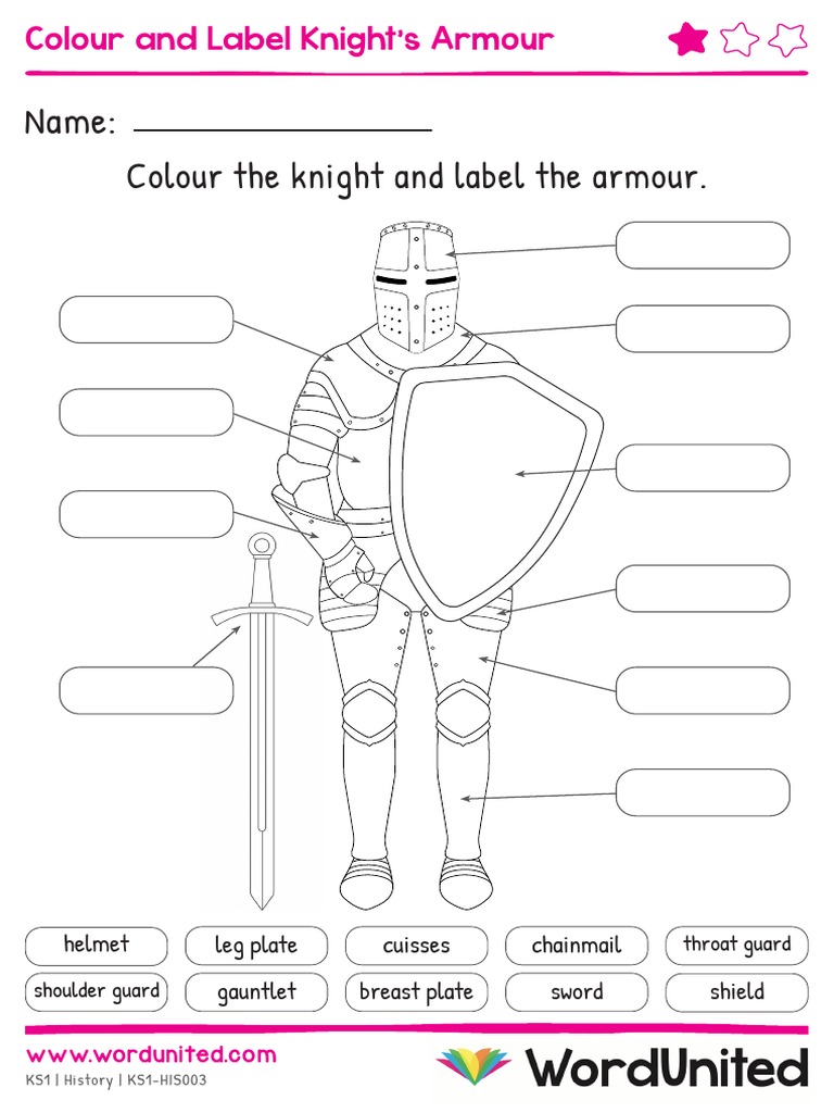 KS1 HIS003 Knight Armour Label Colour | PDF | History
