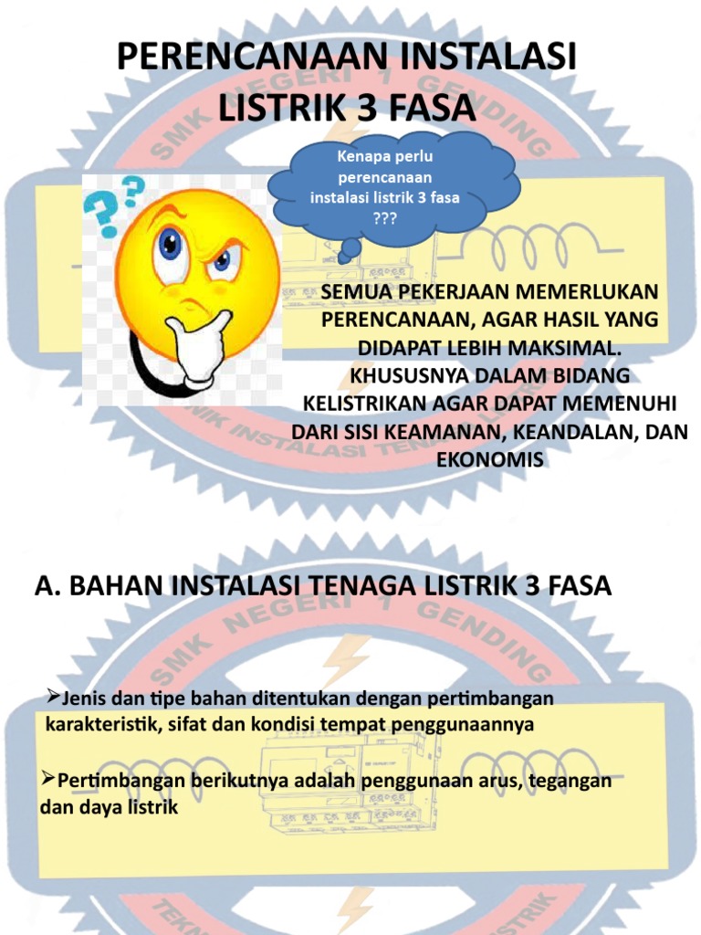 Perencanaan Instalasi Listrik 3 Fasa | PDF
