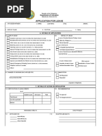 Earned Leave Proforma Application | PDF