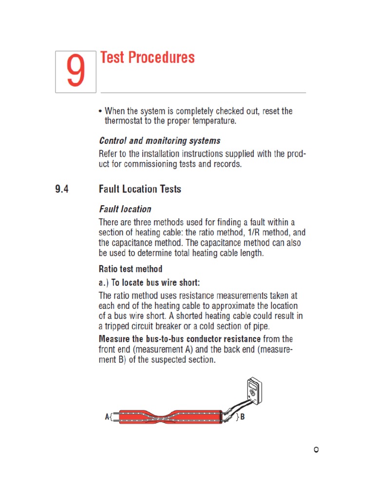 Heat Tracing Fault Location | PDF