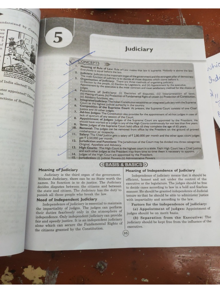 Judiciary Class 11 Political Science | PDF