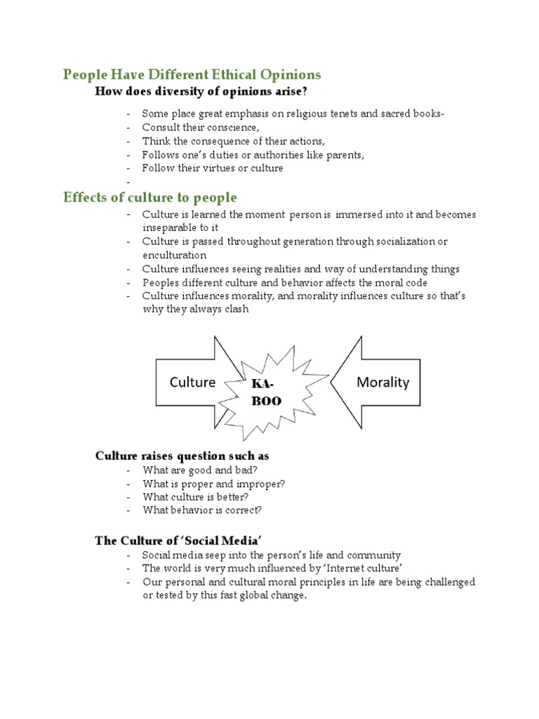 Reviewer Chapter 3 | PDF | Relativism | Morality