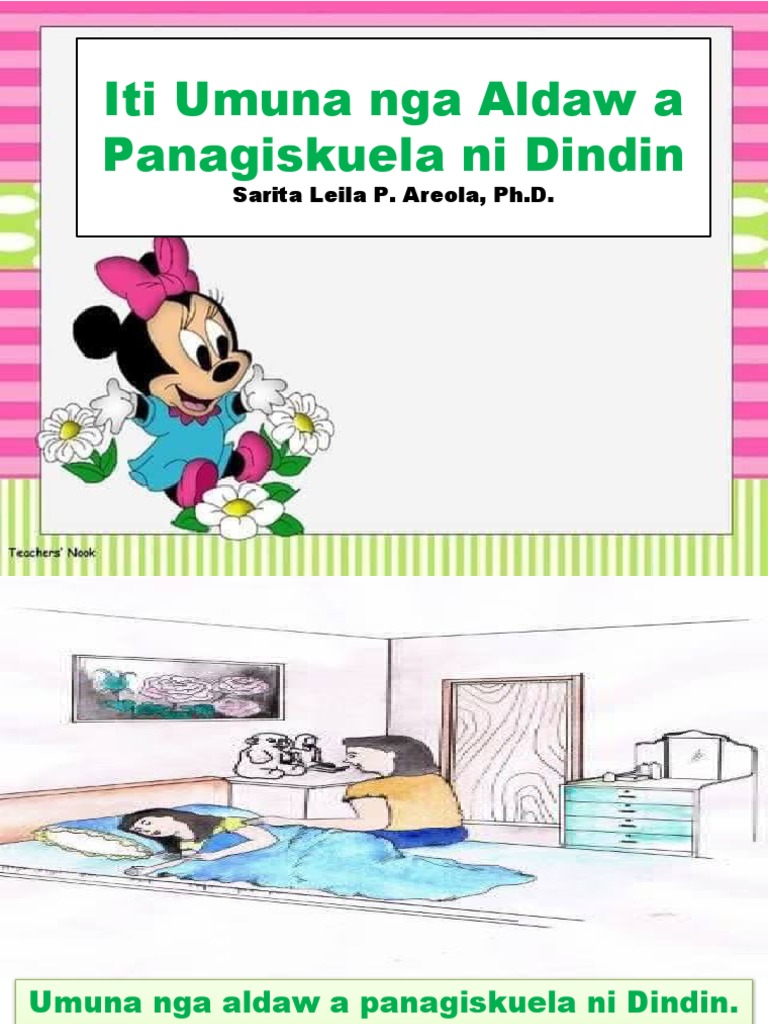Iti Umuna Nga Aldaw A Panagiskuela Ni Dindin | PDF