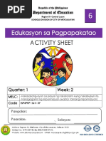 Performance Task Grade 6 Q2 | PDF