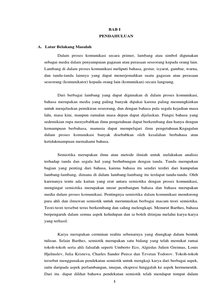 MAKALAH Semiotika | PDF