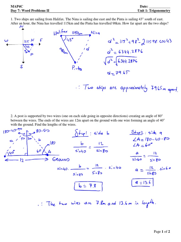 7 - Word Problems II | PDF | Science & Mathematics