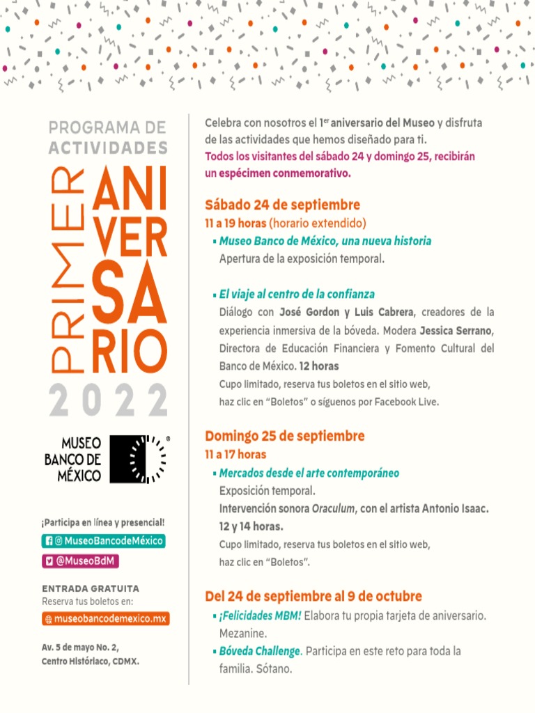 Programa de Aniversario | PDF | México