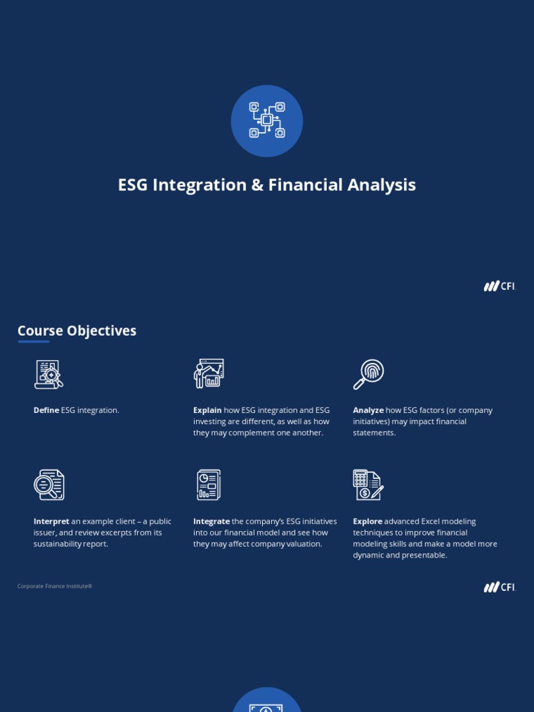 ESG Integration and Financial Analysis - Presentation | PDF | Investing ...