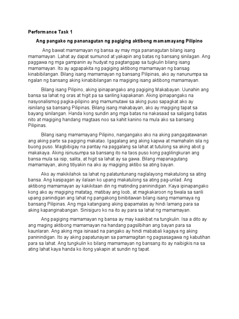 Filipino Q4 PT 1 To 4 | PDF