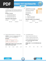 49 Günde Tyt Matemati̇k Kampi Ki̇tabi Örnek PDF | PDF