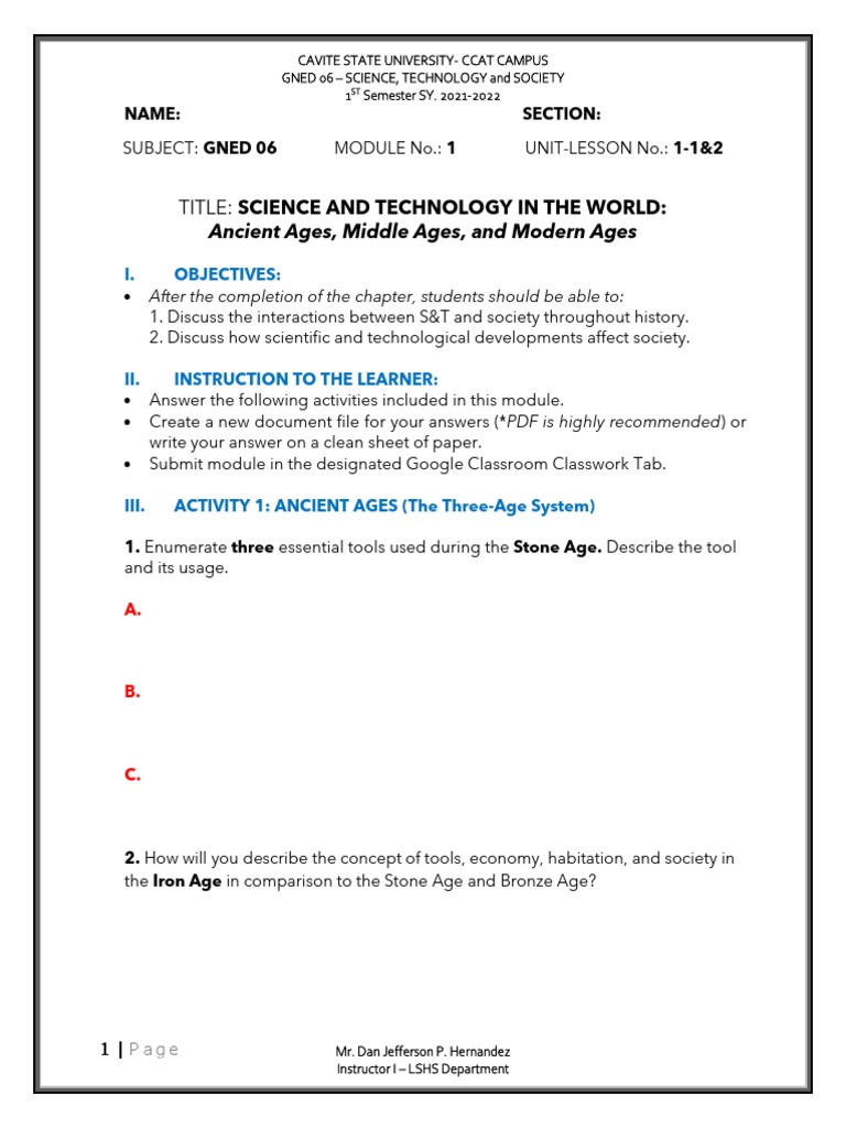GNED 06-Module 1 | PDF | Science | Scientific Revolution