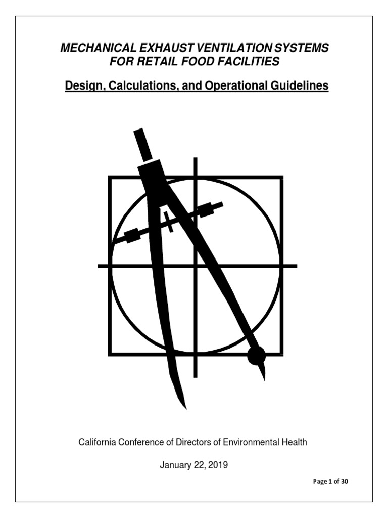 Mechanical Exhaust Ventilation Systems Design Calculation and ...