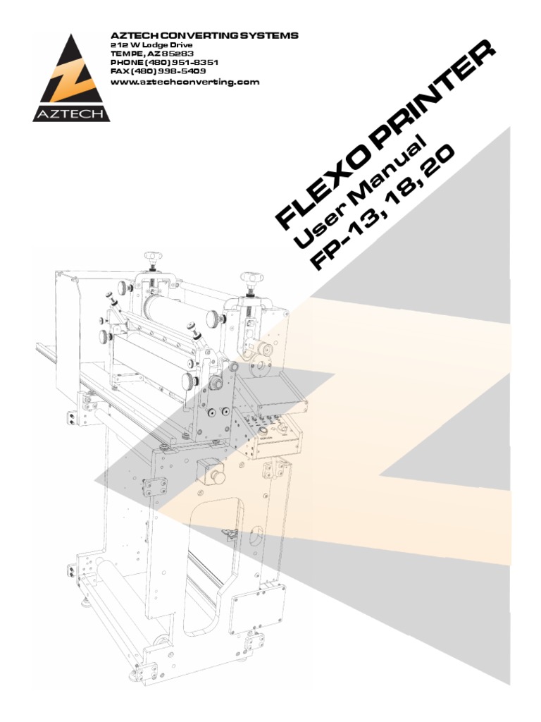 FLEXO PRINTER-XX MANUAL v1-0 | PDF