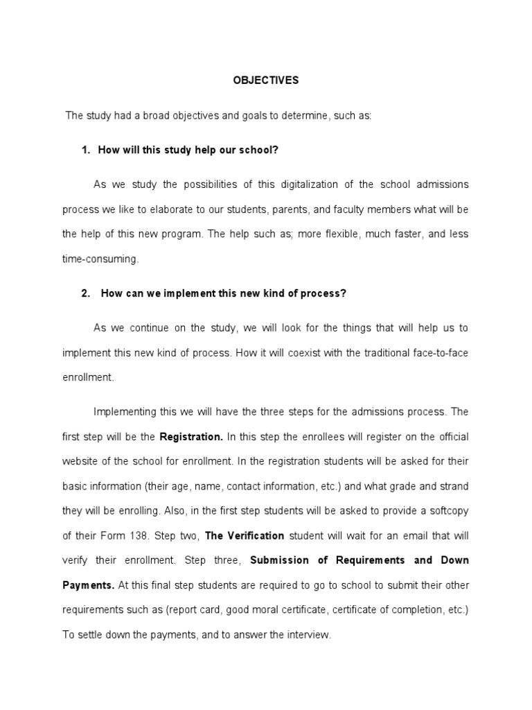 Objectives Ni Anore | PDF