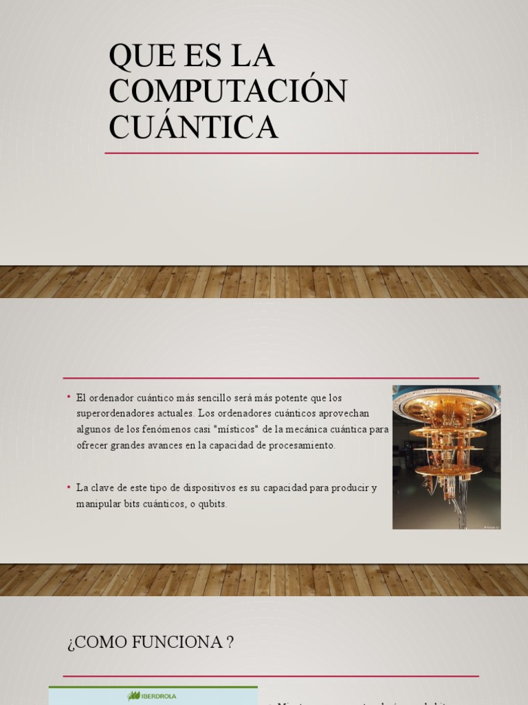 Que Es La Computación Cuántica Pdf