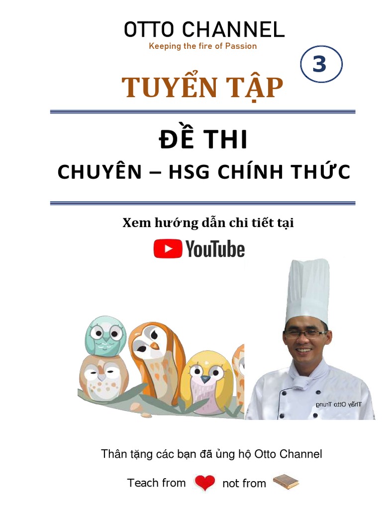3. Tuyển tập đề thi Chuyên - HSG - Tập 3 | PDF