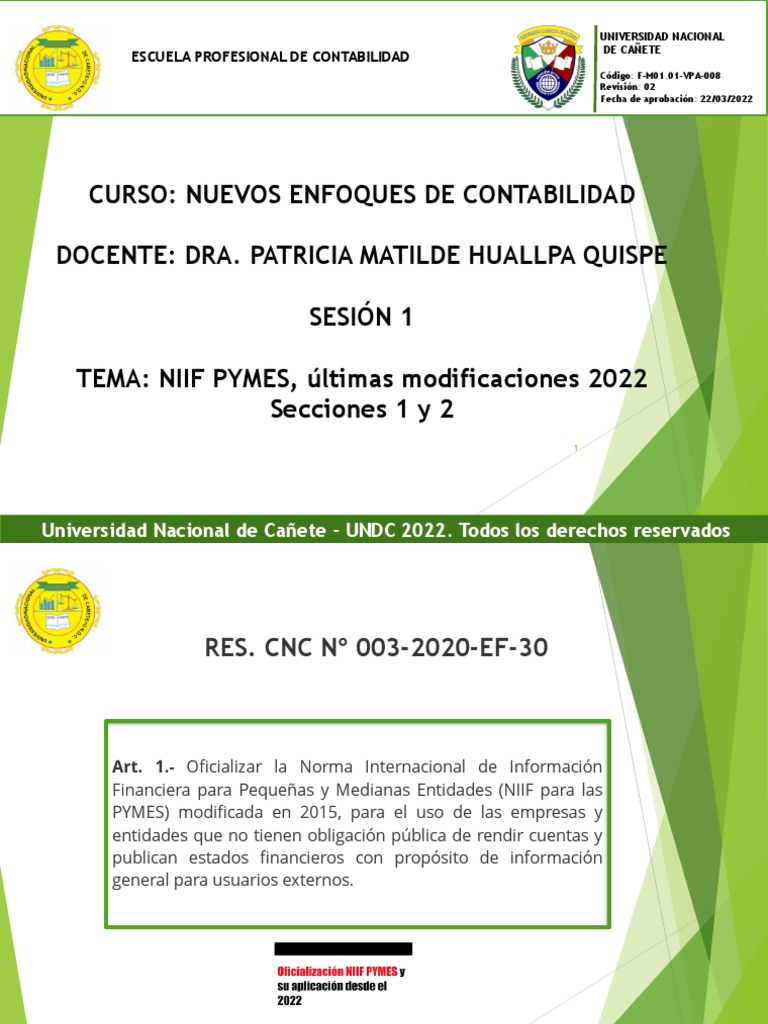S1-Niif Pymes | PDF | normas internacionales de INFORMACION FINANCIERA ...