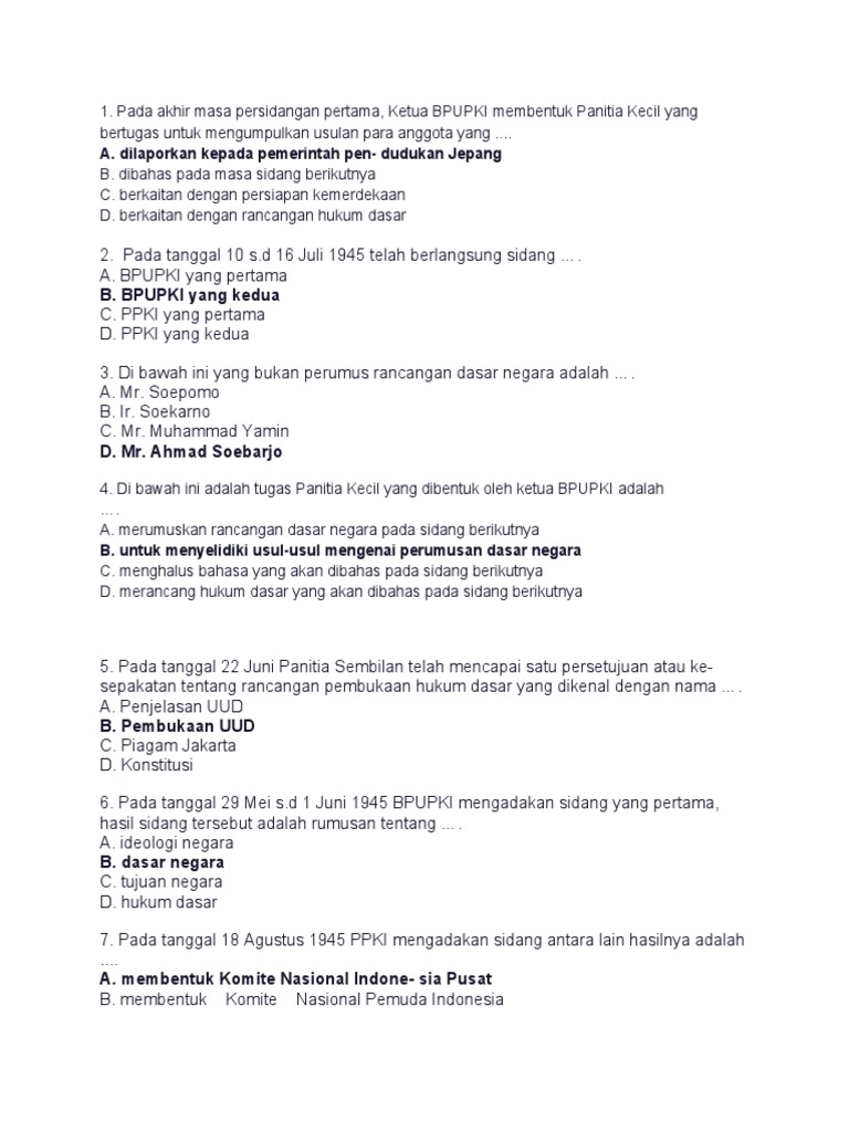Soal PPKN PTS | PDF