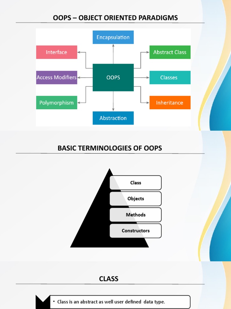Oops Classes And Objects Inheritance And Polymorphism Pdf Class Computer Programming
