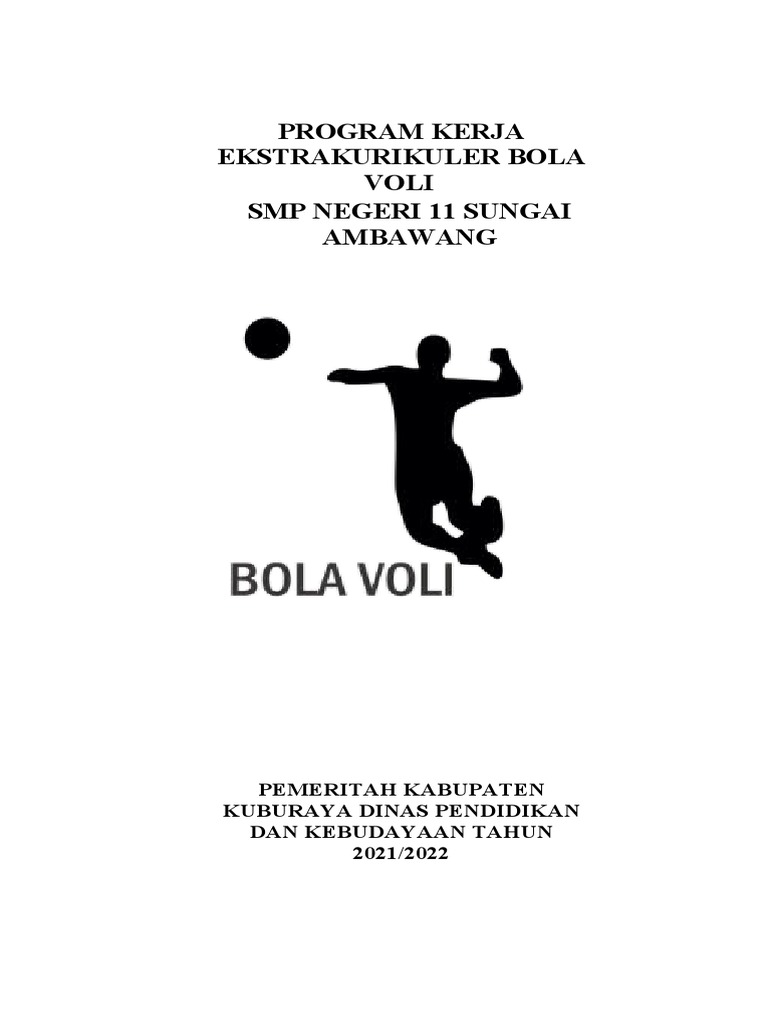 Program Kerja Ekstrakurikuler Voli | PDF Program Kerja Ekstrakurikuler Voli | PDF