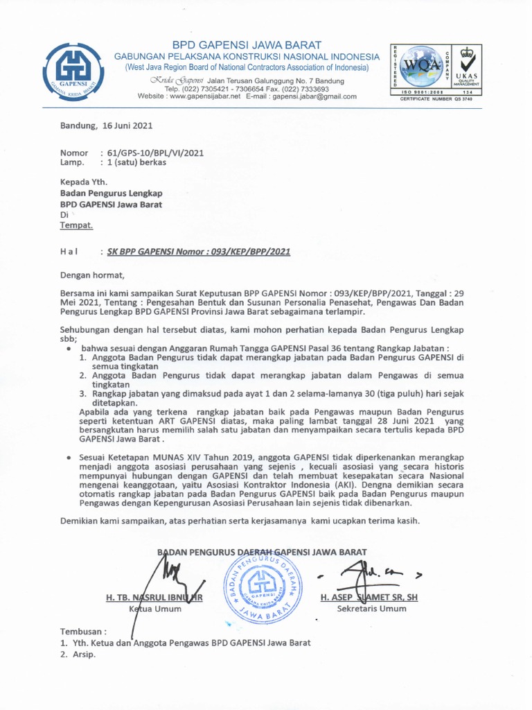 SK BPP Gapensi 2021 - 2026 | PDF