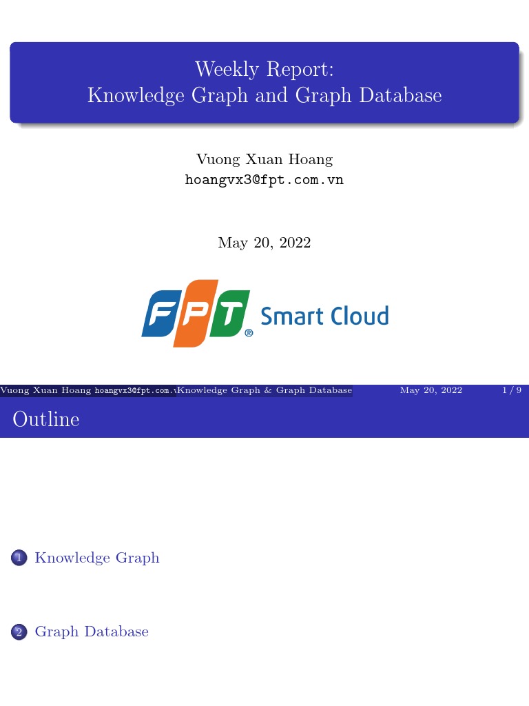 Overview of Knowledge Graphs and Graph Databases | PDF | Computer ...