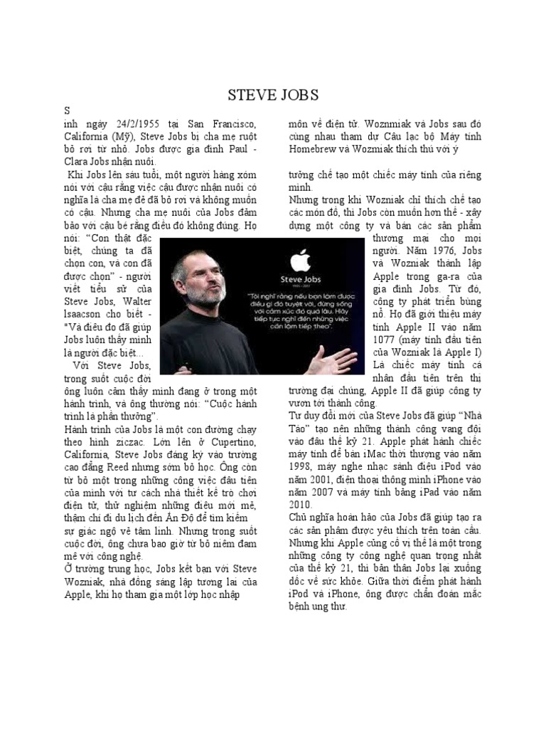 Steve Jobs | PDF