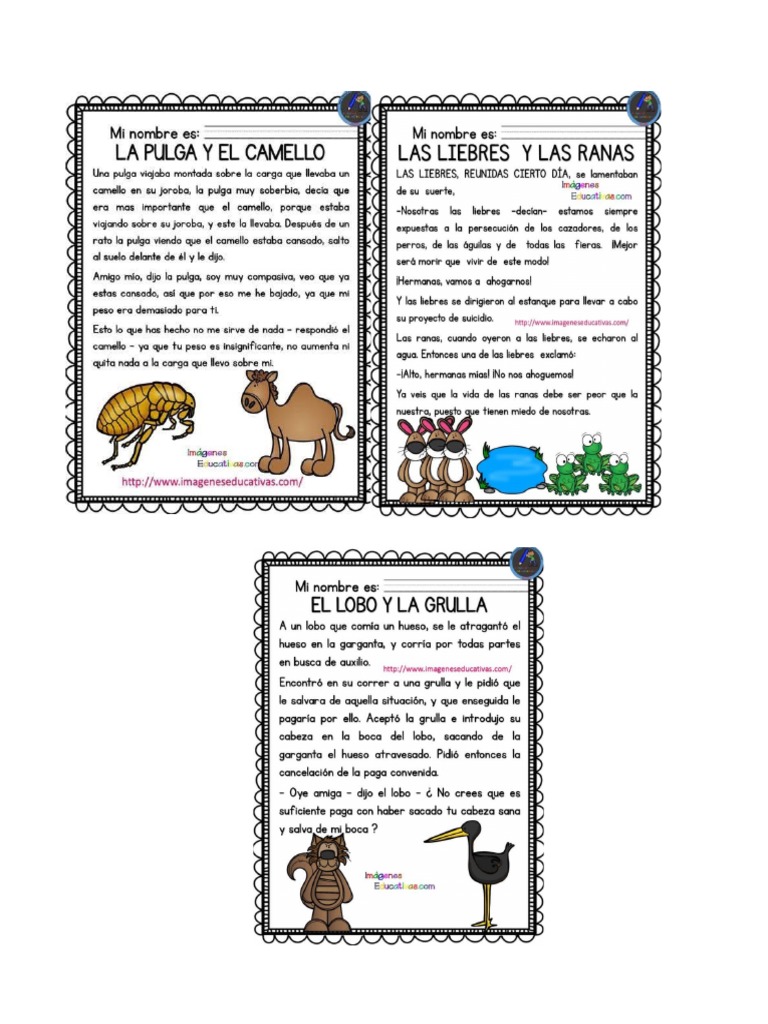 Fabulas de Esopo | PDF
