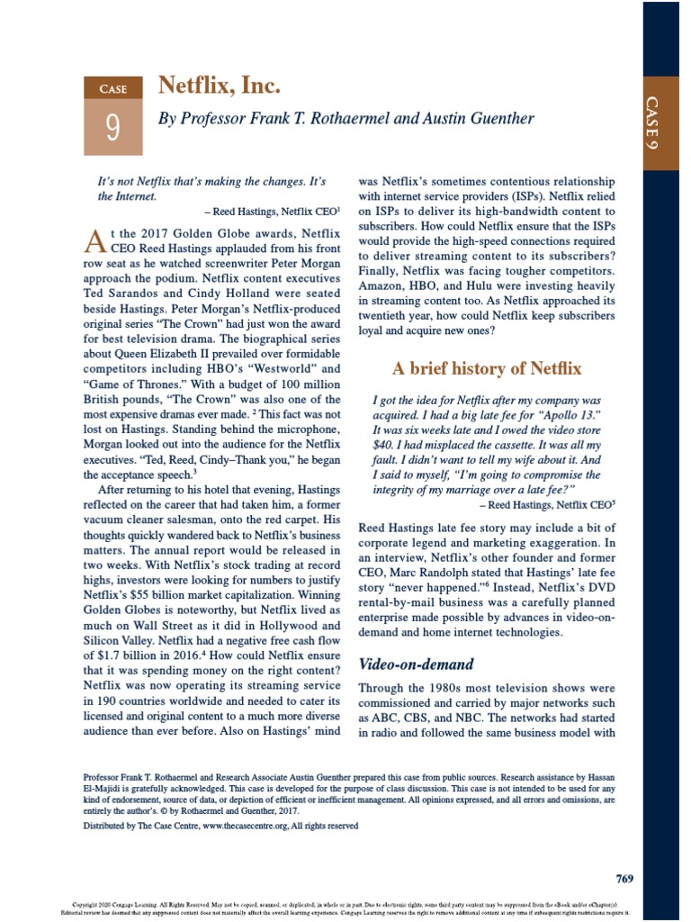 Netflix, Inc | PDF | Netflix | Hulu