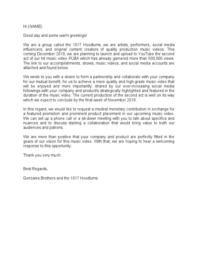 1017 Collab Letter | PDF