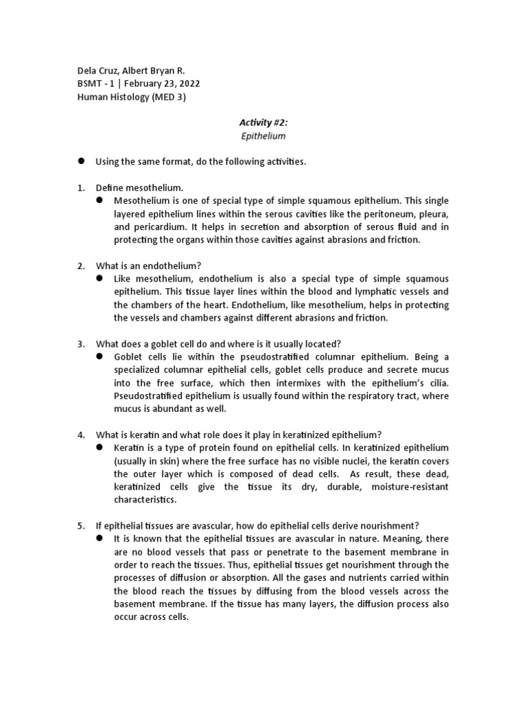 DelaCruz AlbertBryan Activity#2 MED3 | PDF