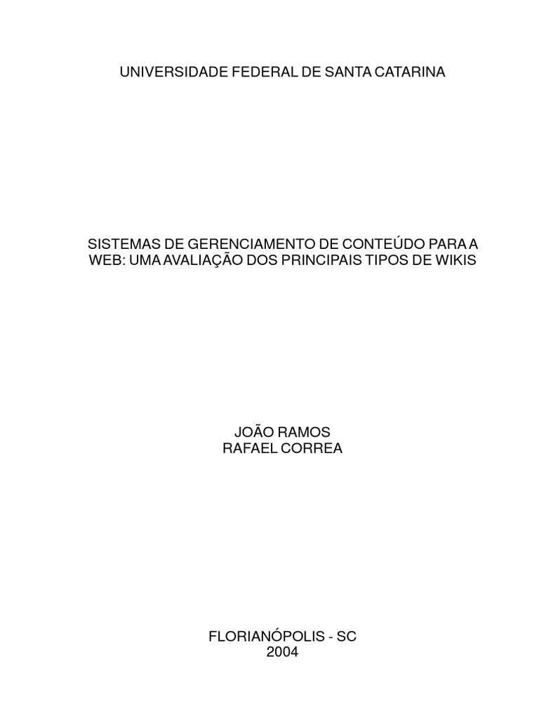 TCC Final | PDF | Wiki | Wikipedia