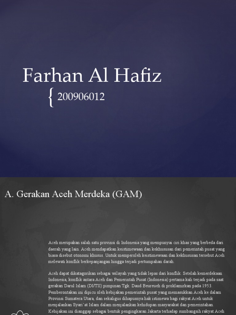 Individu Farhan Hasan Tiro | PDF | Agama & Spiritualitas