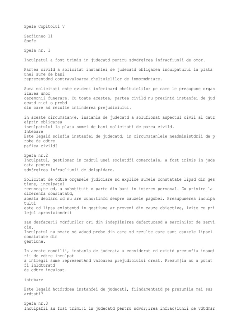 Neagu Cap V Spete Grile | PDF