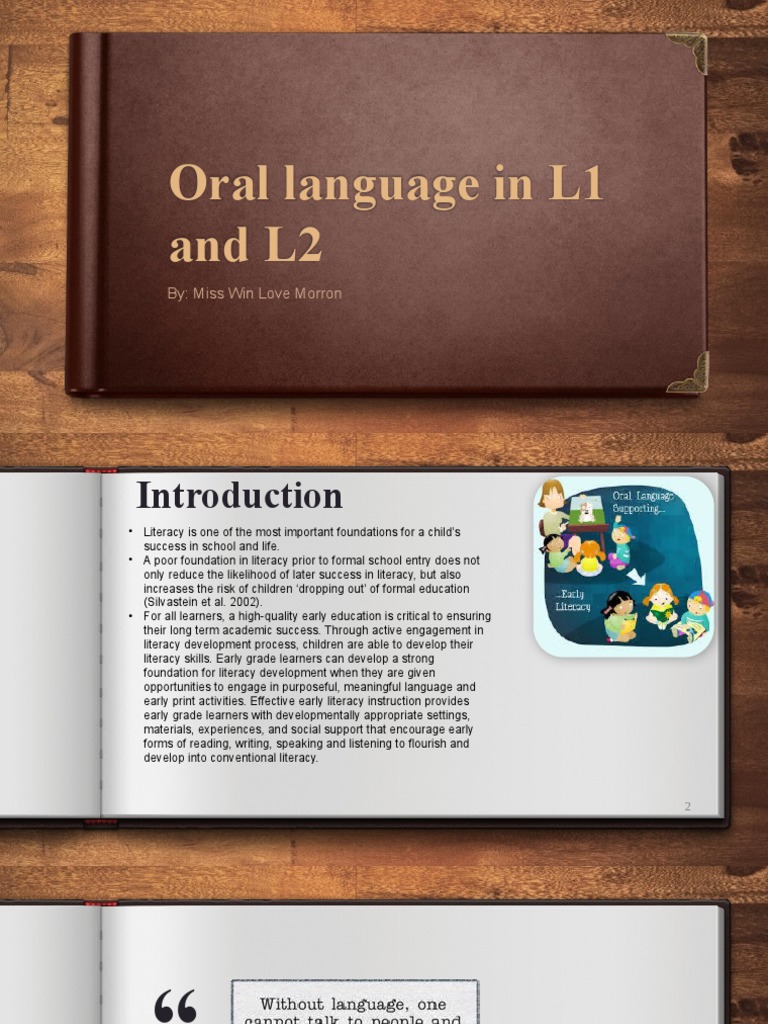 Oral Language Development | PDF | Fluency | Second Language