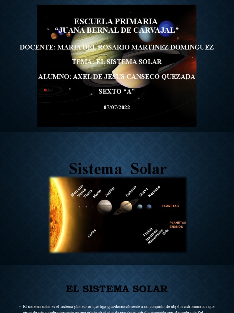 Sistema Solar | PDF | Sistema solar | Planetas