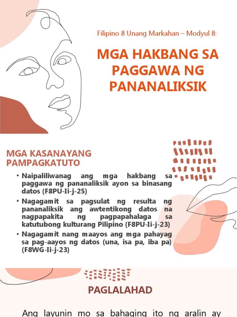 Filipino 8 Unang Markahan - Modyul 8 | PDF