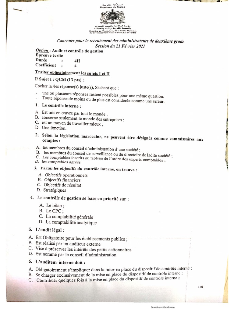 Concours Agriculture | PDF