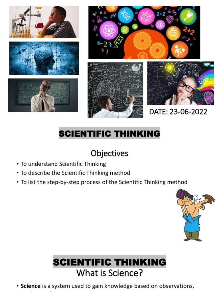 Scientific Thinking Presentation | PDF