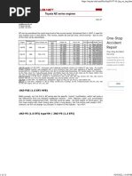 Toyota Engine Codes and Features | PDF | Fuel Injection | Engines