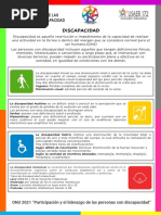 Infografia Tipos de Discapacidad | PDF | Invalidez | Discapacidad ...