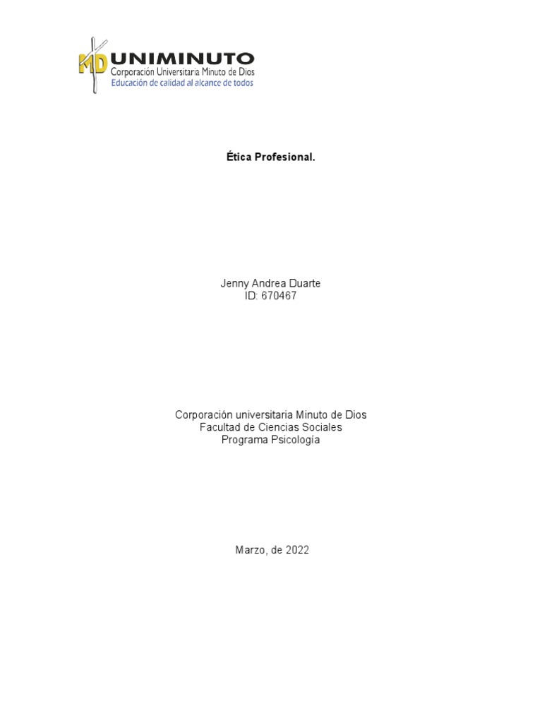 Trabajo Etica 3 Grpal | PDF | Colombia | Sociedad