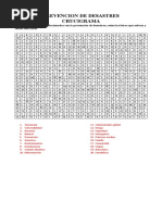 Prevencion de Desastres - Sopa de Letras | PDF | Ajedrez | Juegos y ...