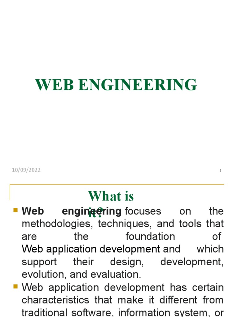 Web Engineering | PDF