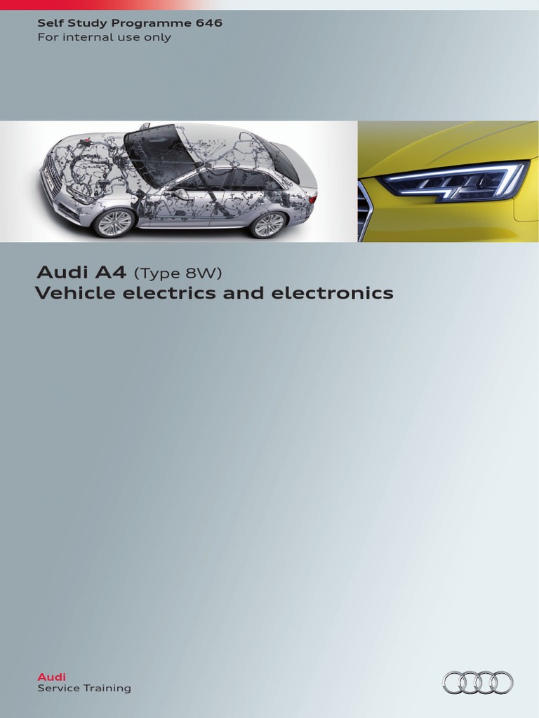 SSP 646 - EN - Audi A4 (Type 8W) - Vehicle Electrics and Electronics | PDF | Electrical ...