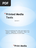 18 Print Media Examples (2024) | PDF | Newspapers | Books